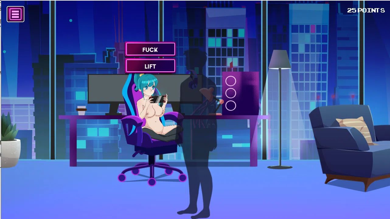 【PC+安卓/SLG/动态】和网瘾少女的夜晚/Nightgamer [1.37G] - ACGCBK